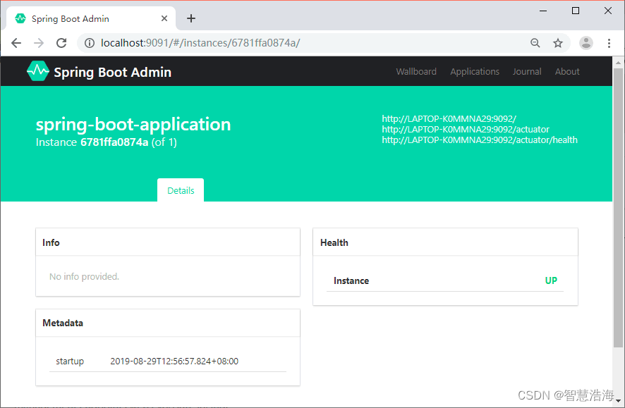Spring Boot Admin的介绍及使用_spring-admin 首页-CSDN博客
