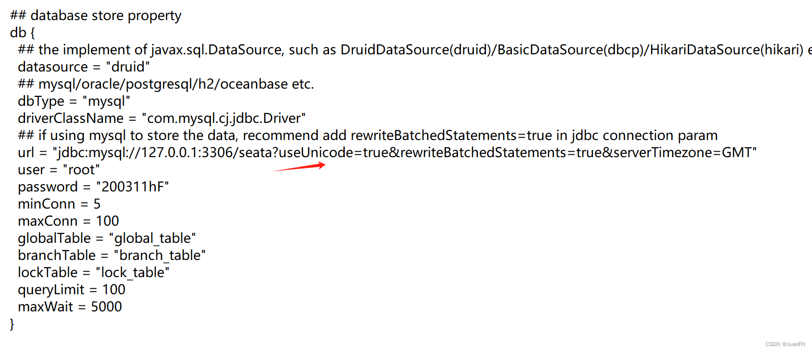 问题解决：seata启动报错Could not create connection to database server_seata could not create connection ...