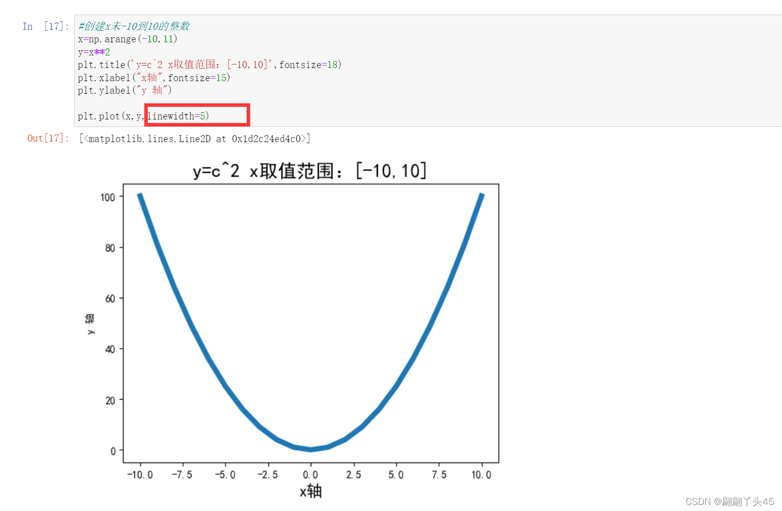 Matplotlib1、设置图表名称 2、x轴y轴名称 3、设置x轴的刻度xticks 4、图例legend 5、显示线条数据textmatplotlib如何为x轴重命名 Csdn博客
