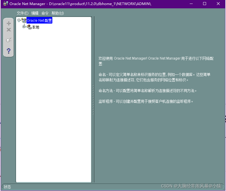 4、Oracle使用网络管理工具—Net Manager管理和配置本地服务命名-CSDN博客
