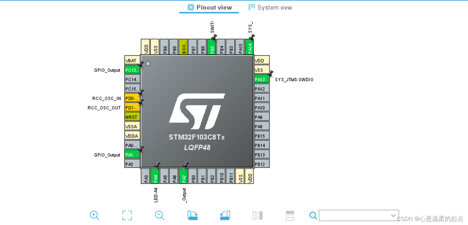 采用STM32外部中断模式控制LED灯亮灭_stm32外部中断控制led灯亮灭-CSDN博客