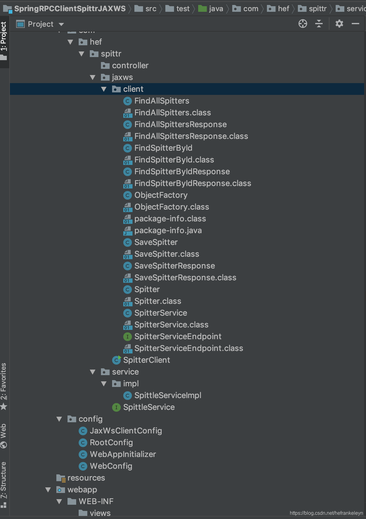 Spring集成JAX-WS——发布和使用WEB服务（WebService）【实践详细记录 ...