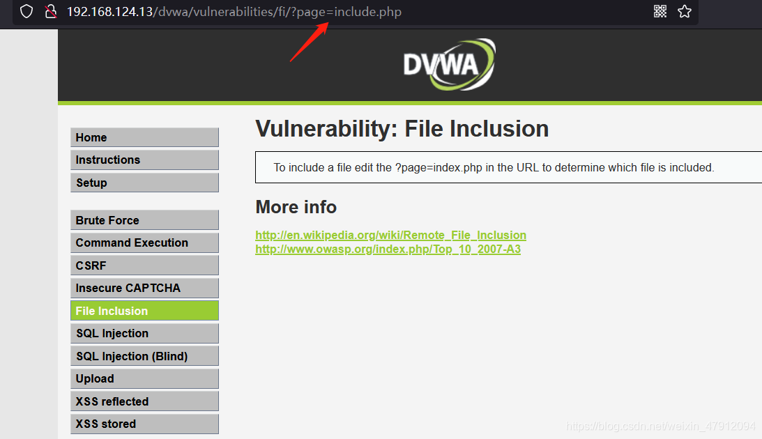 DVWA通关之File Inclusion_file-include-dvwa-CSDN博客