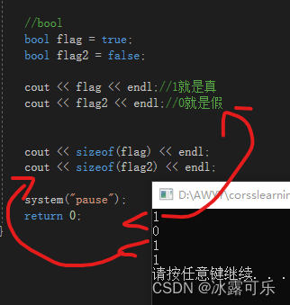 c++：字符串型string，bool布尔数据类型，数据的输入cin＞＞_c sprintf bool-CSDN博客