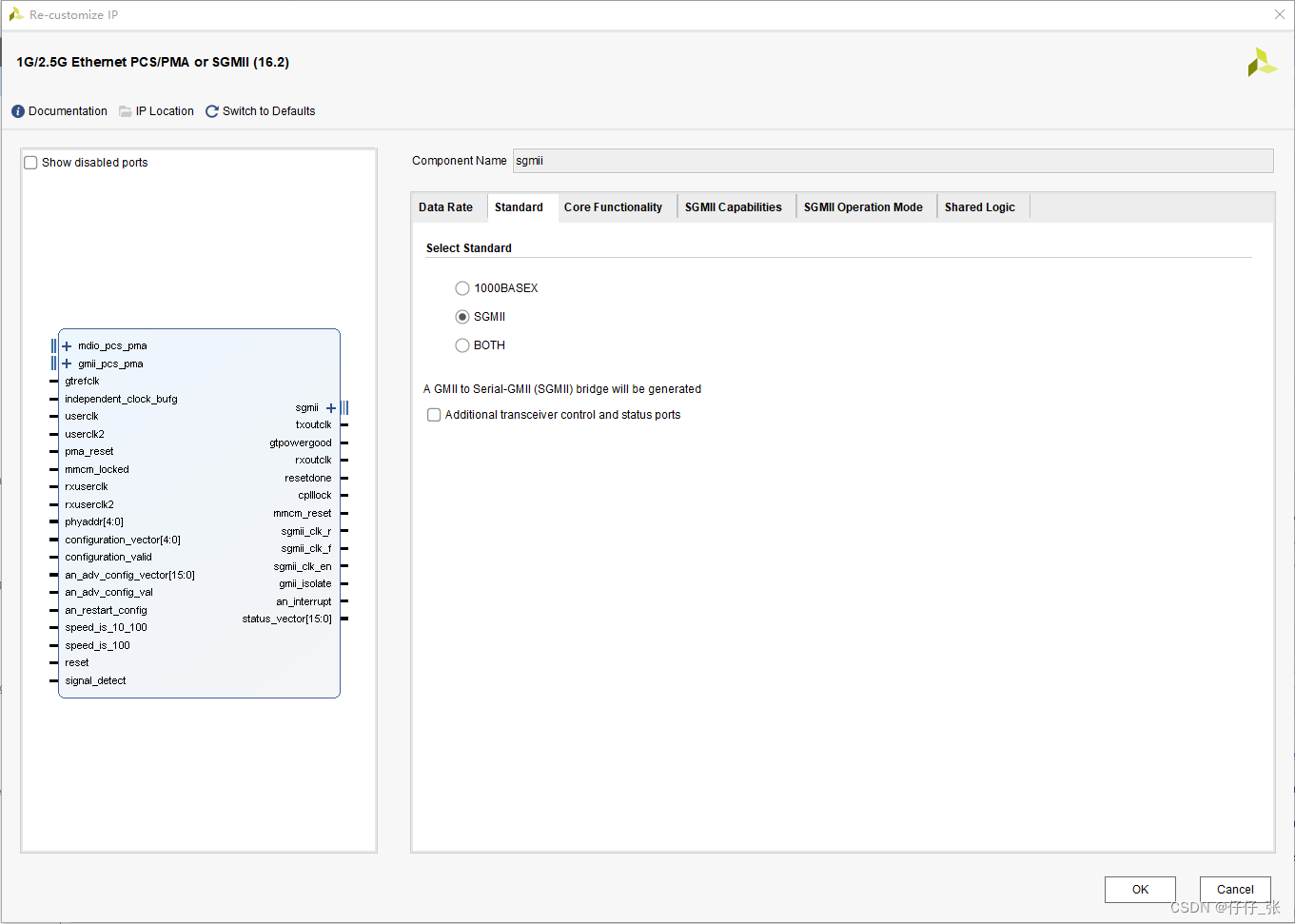 1G/2.5G Ethernet PCS/PMA or SGMII应用过程_sgmii 2.5g-CSDN博客