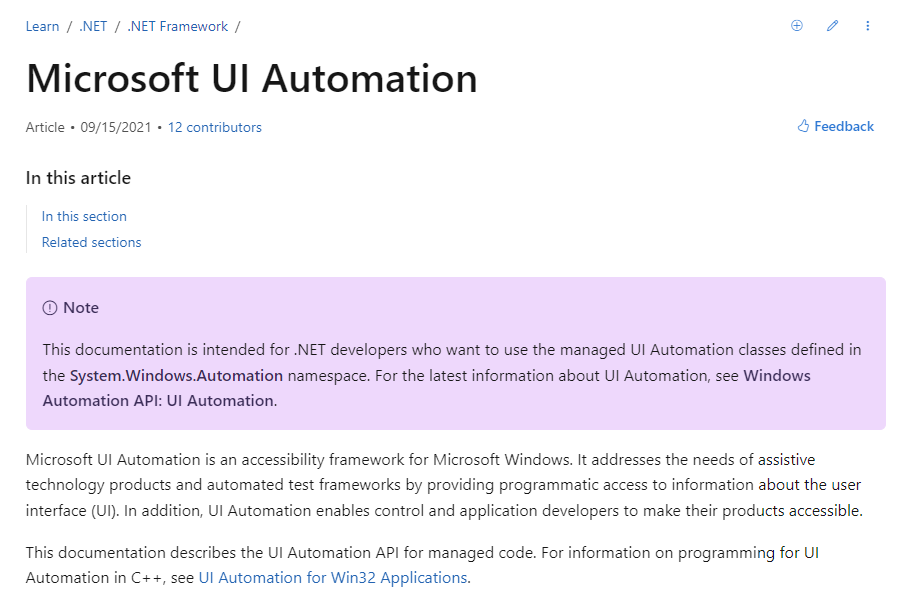 UI自动化 --- 微软UI Automation-CSDN博客