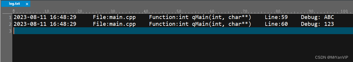 第二课：Qt 的 qDebug() 等信息自动生成 log 日志_qt log-CSDN博客