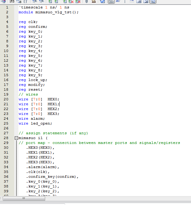 电子密码锁Verilog代码Quartus仿真_电子密码锁仿真图及程序-CSDN博客