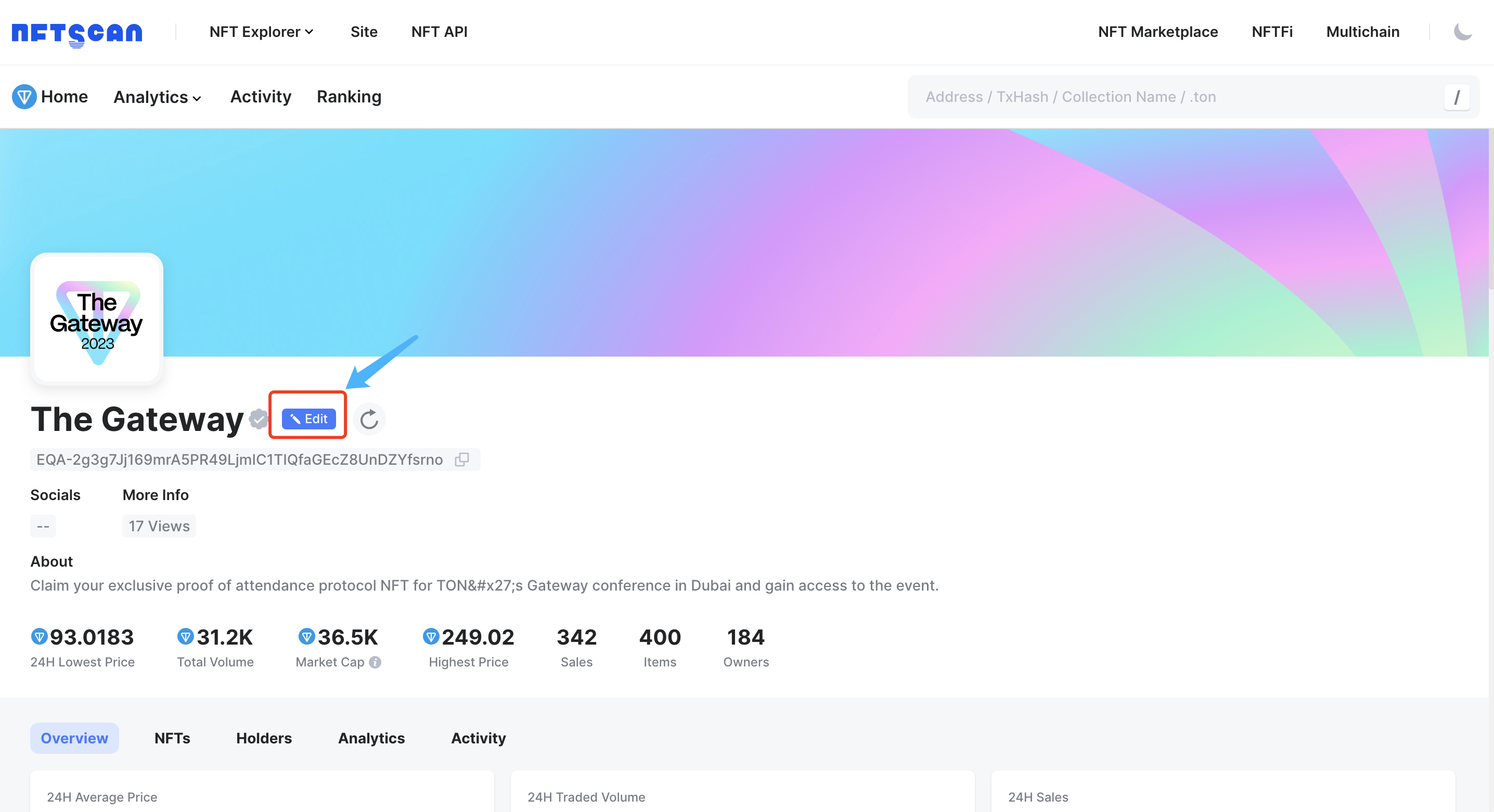 NFTScan 支持非 EVM 公链的 NFT Collection 的认证功能-CSDN博客