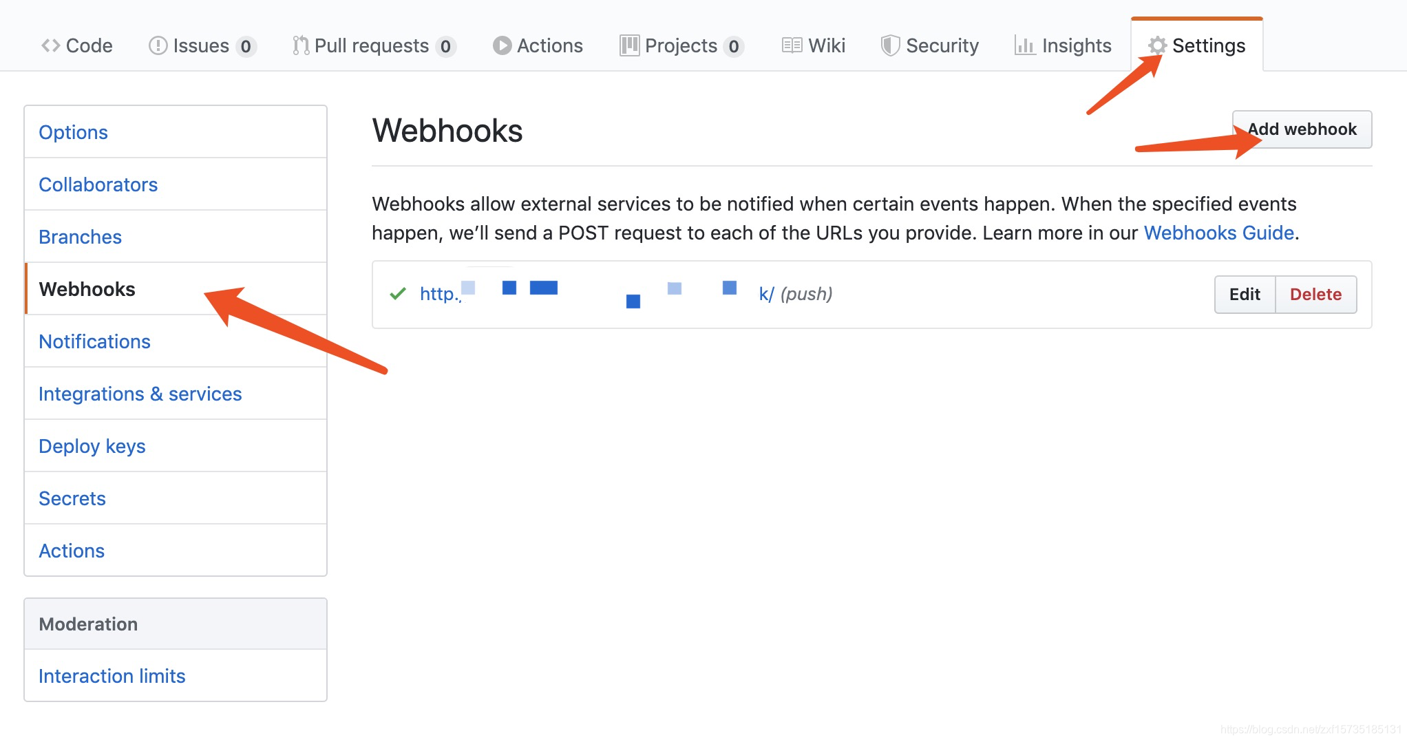 [Git] Github仓库添加webhook,Jenkins自动build_jenkins 创建webhook github-CSDN博客