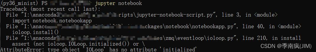 AttributeError: type object ‘IOLoop‘ has no attribute ‘initialized‘_horovod' has no attribute ...