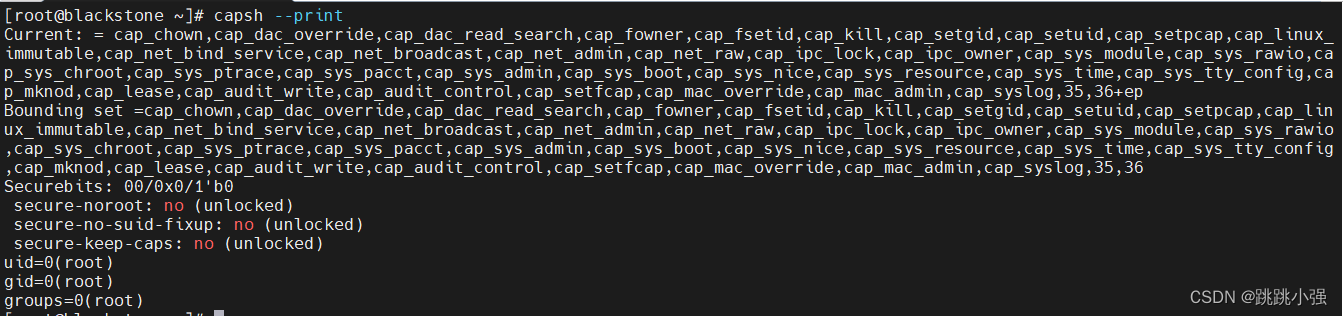 linux下capabilities基础操作_getcap-CSDN博客