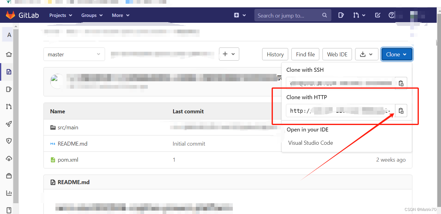 Git使用-gitlab上面的项目如何整到本地的idea中_idea从gitlab拉项目到本地-CSDN博客