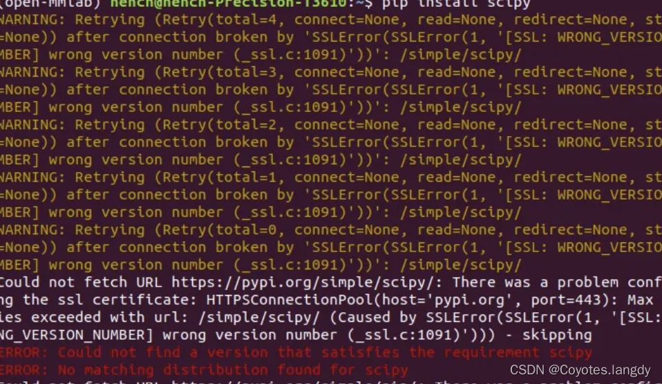 warning: retrying (retry(total=4, connect=none, read=none, redirect=none_do warning: retrying ...