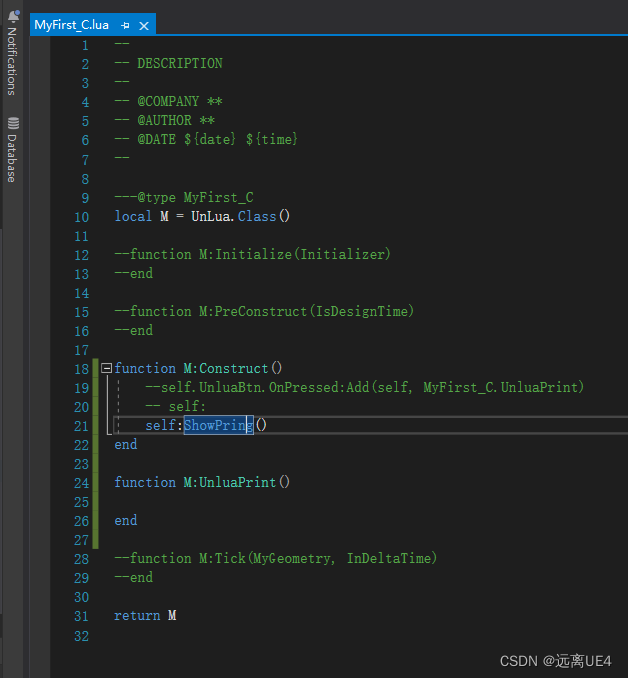 UE4 unlua学习笔记_ue4 如何使用lua-CSDN博客