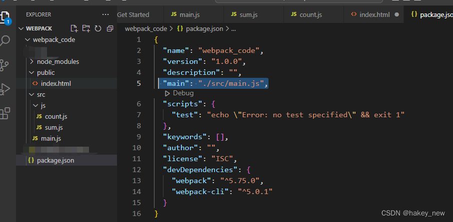 使用Webpack组织和打包JavaScript代码-CSDN博客