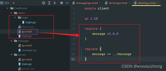 【两种方式愉快的使用go.mod引用自己开发的package包(库）】_go引入自己的包-CSDN博客