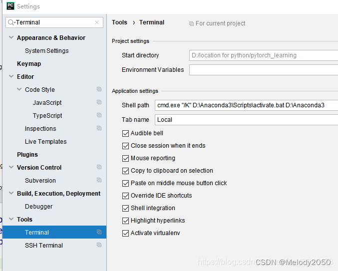 pycharm打开terminal报错_pycharm terminal不能用-CSDN博客