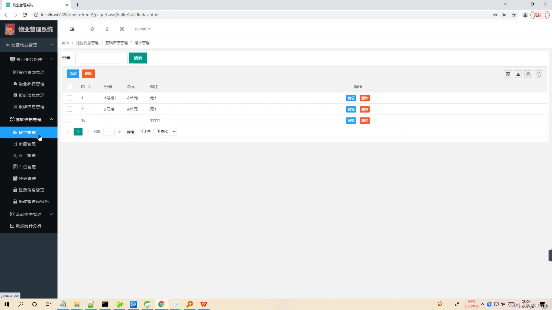 Java项目:小区物业管理系统(java+SpringBoot+HTML+layui+Mysql)_小区后台管理系统项目前端-CSDN博客