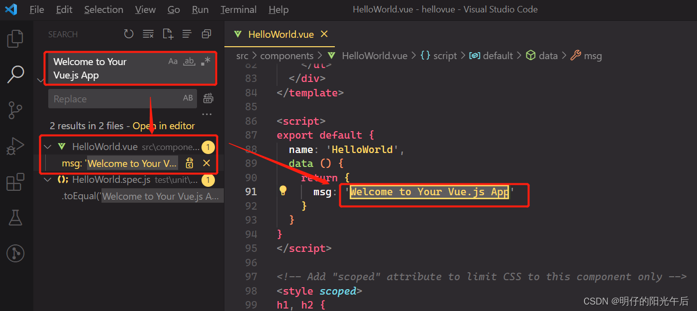 「网页开发｜前端开发｜Vue」01 快速入门：快速写一个Vue的HelloWorld项目_vue helloworld-CSDN博客