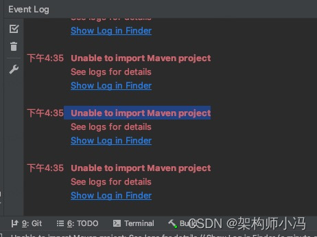 idea中Maven报错Unable to import maven project: See logs for details问题的解决方法-CSDN博客