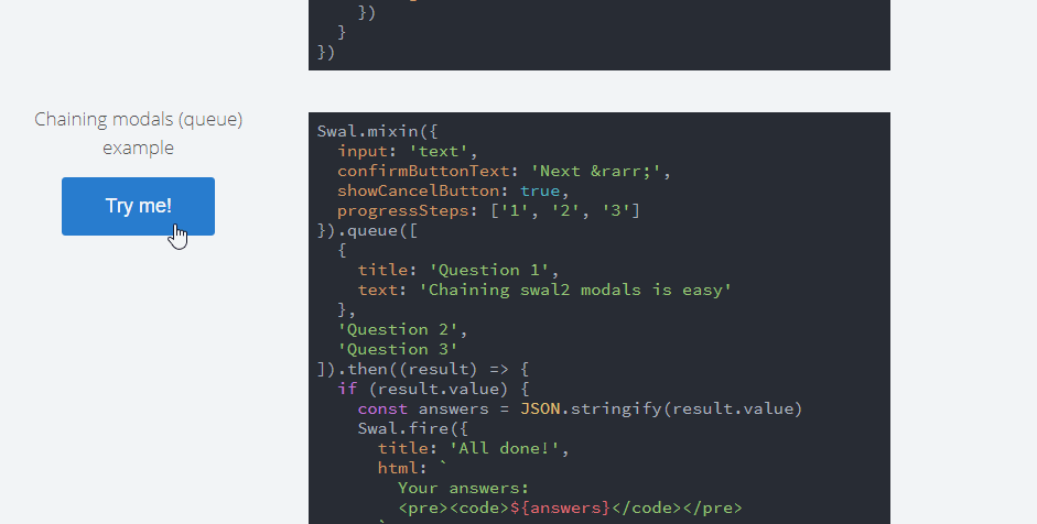 js插件---弹出层sweetalert2_swal.fire-CSDN博客