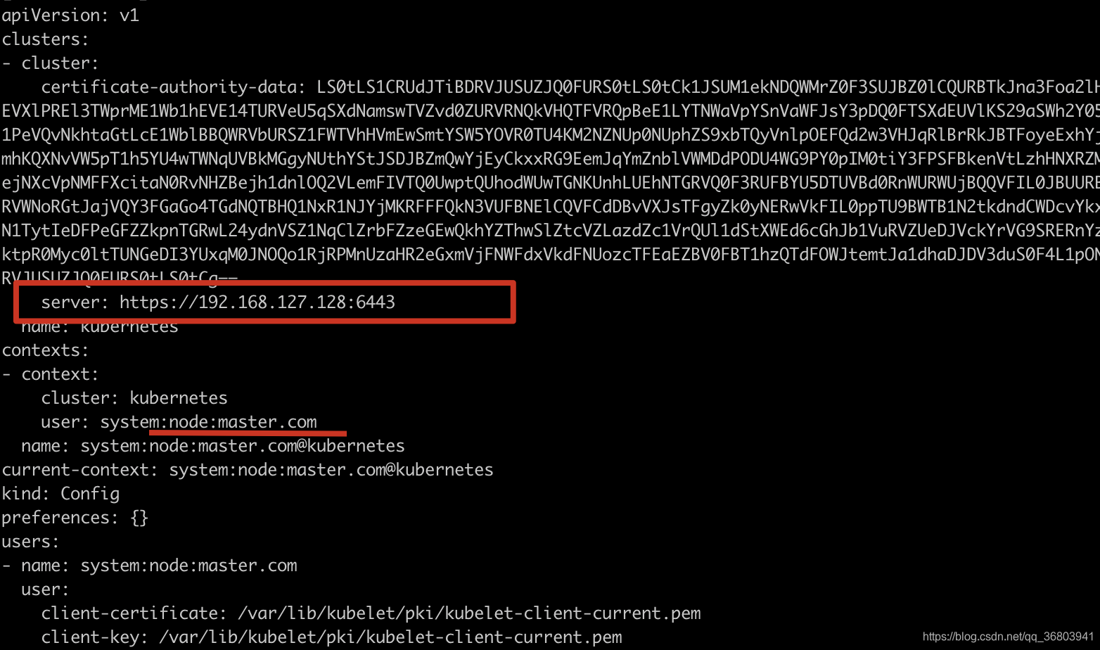 K8s 使用 kubectl 访问 api-server 失败，node “XXX“ not found_kubectl node ...