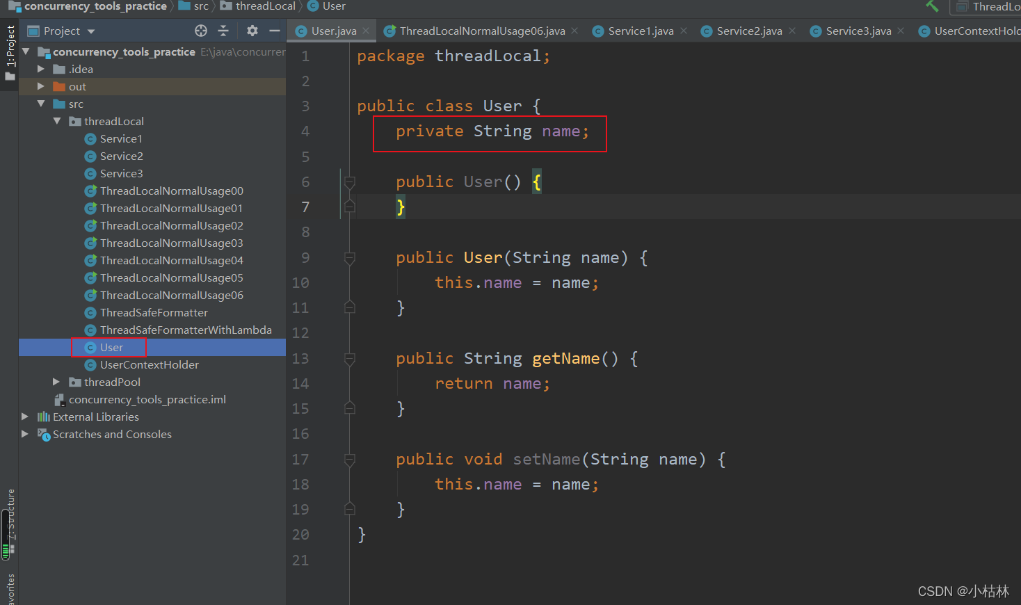 ThreadLocal 3：ThreadLocal第二种使用场景；_usercontextholder-CSDN博客