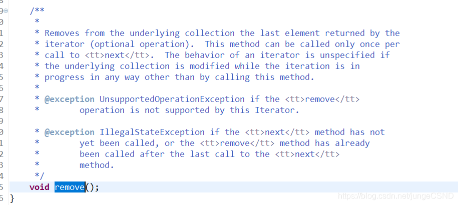 Iterator.remove()方法报错java.lang.IllegalStateException_iterator remove报错-CSDN博客