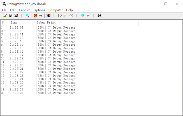 你知道怎么使用DebugView查看调试信息吗？-CSDN博客