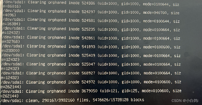 【linux】/dev/sda1: clean, ***/*** files, ***/*** blocks和 SMBus Host controller not enabled错误怎么处理 ...