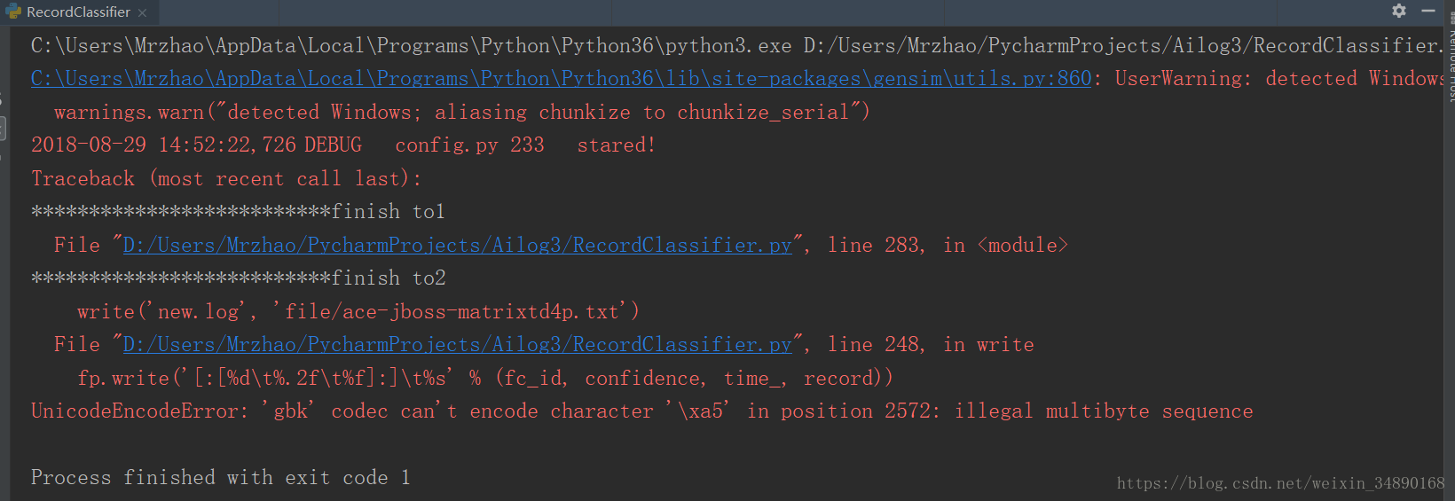 Python UnicodeEncodeError: 'gbk' codec can't encode character 解决方法,需要的 ...