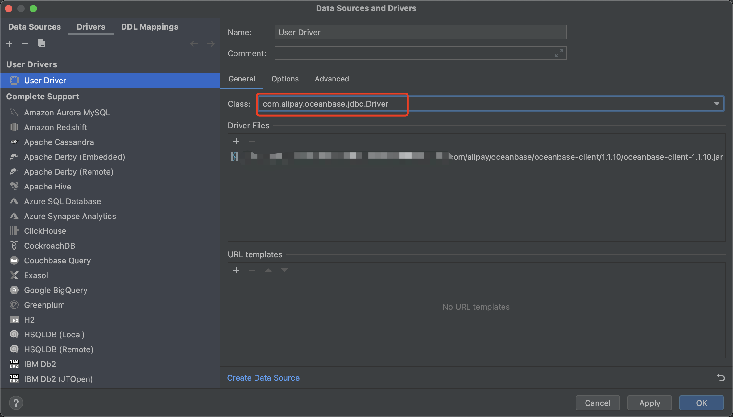 IDEA的Database连接oceanbase_idea连接oceanbase-CSDN博客