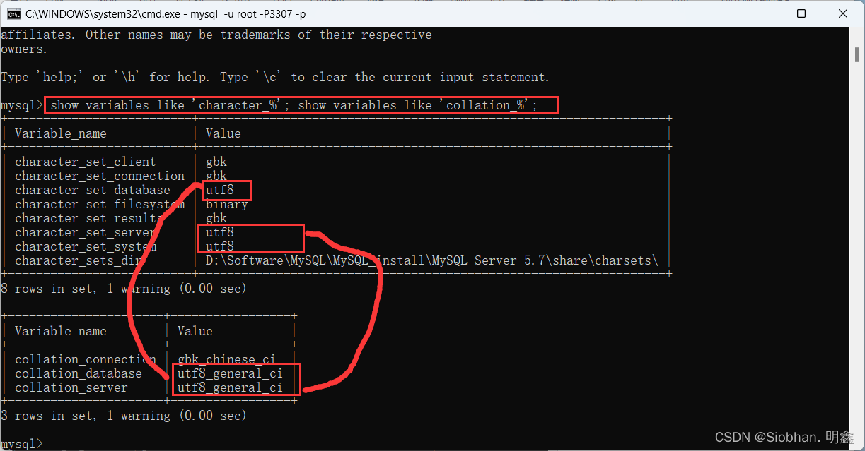 Mysql 4 Mysql使用演示（包含基本操作命令~~~）mysql57编码设置mysql演示数据库 Csdn博客