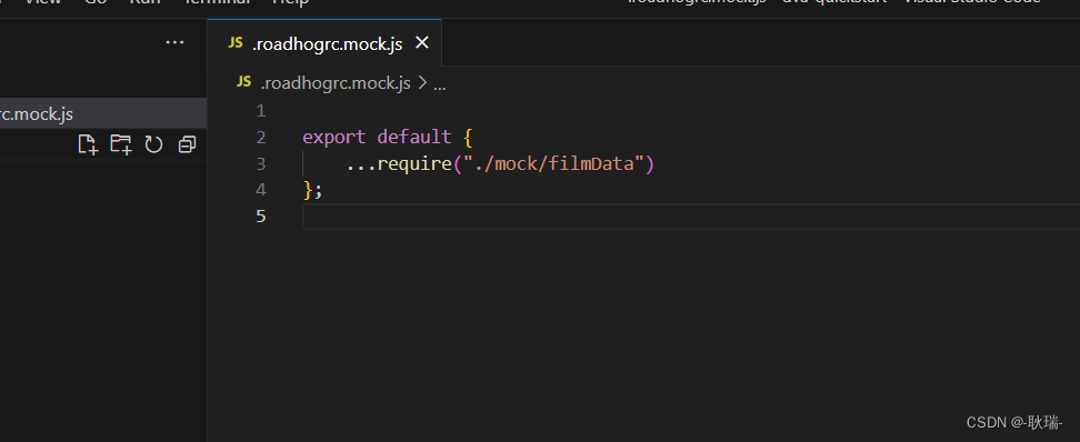 React Dva项目中.roadhogrc.mock.js直接自动导入mock目录下所有文件方式-CSDN博客