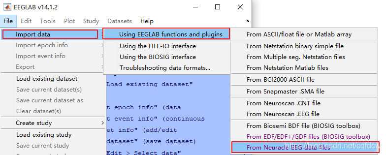 针对Matlab脑电数据EEG处理、 eeglab工具箱、Neuracle数据采集操作要点事项_博瑞康脑电采集教程-CSDN博客
