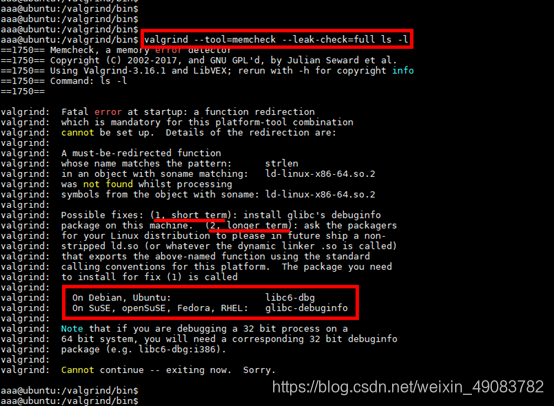 linux下valgrind使用与简单测试_libc6-dbg离线安装包-CSDN博客