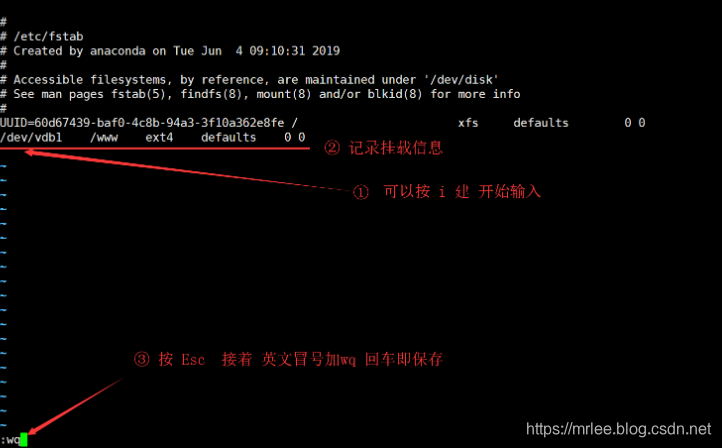 Linux/Centos磁盘分区挂载_centos 如何把磁盘vdb的空间给vda-CSDN博客