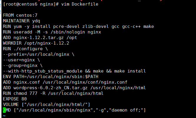 dockerfile编写LNMP_把lnmp写成dockerfile-CSDN博客