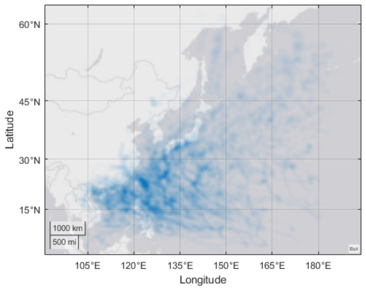 matlab使用教程(55)—地理气泡图绘制方法_matlab geoplot-CSDN博客