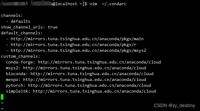【conda】conda create 环境报错CondaHTTPError: HTTP 000 CONNECTION FAILED for url ＜https://conda ...