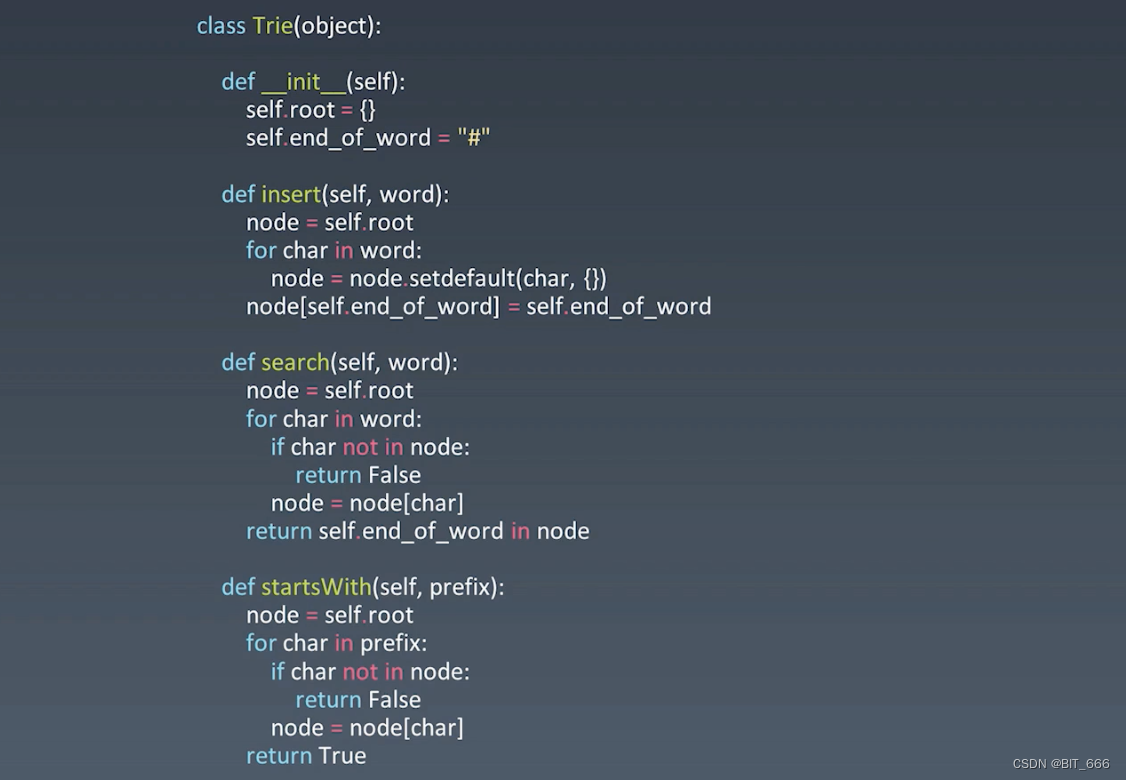 Python - 深夜数据结构与算法之 Trie_python trie-CSDN博客