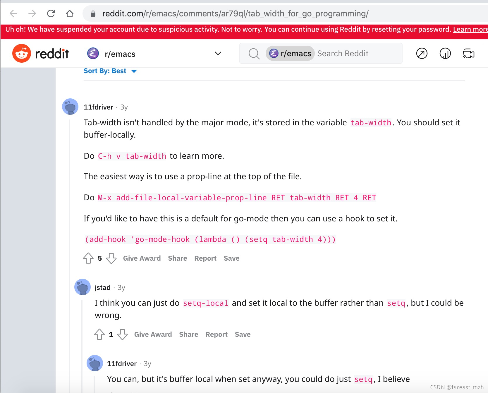 emacs go-mode 设置tab宽度_emacs tab宽度-CSDN博客