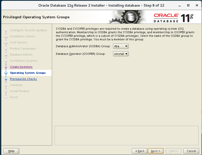 Centos7安装Oracle11g及可能遇到的问题(最详细的操作过程)_os kernel parameter semmni-CSDN博客