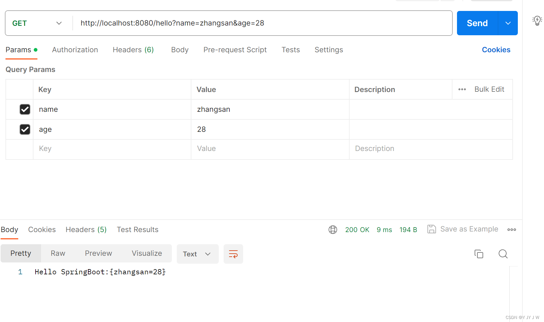 SpringBoot 入门与Postman测试_posrman与springboot-CSDN博客