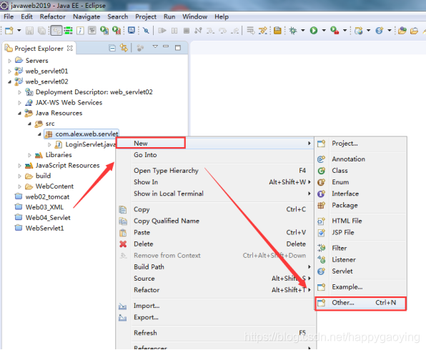 Javaweb——Eclipse中创建Servlet_javaweb在eclipse声明变量res-CSDN博客