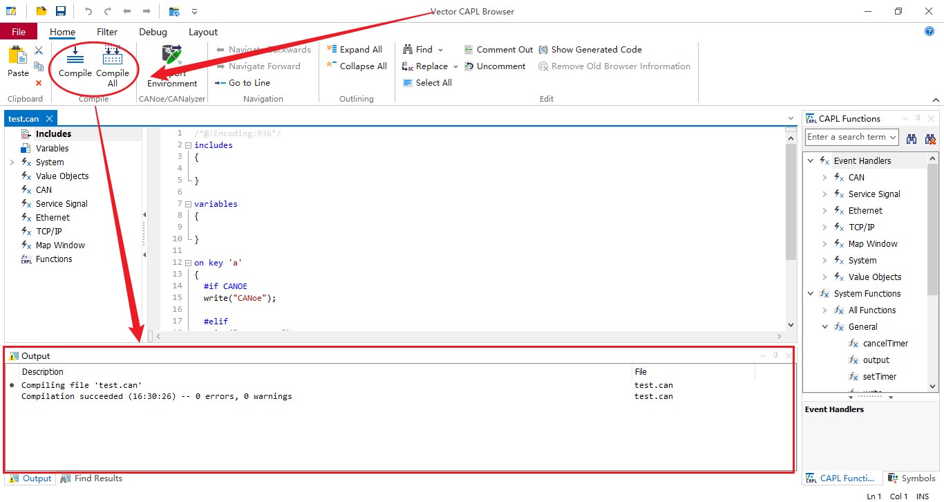 CAPL程序的编译与有条件编译详解-CSDN博客