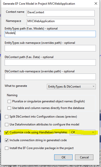 dbfirst下让efcore生成的model继承于一个公共的类_efcore 获取继承类-CSDN博客