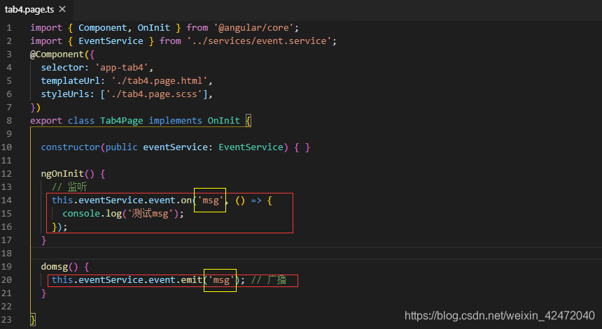 Ionic4—EventEmitter事件驱动实现页面通讯_eventemitter3引入-CSDN博客